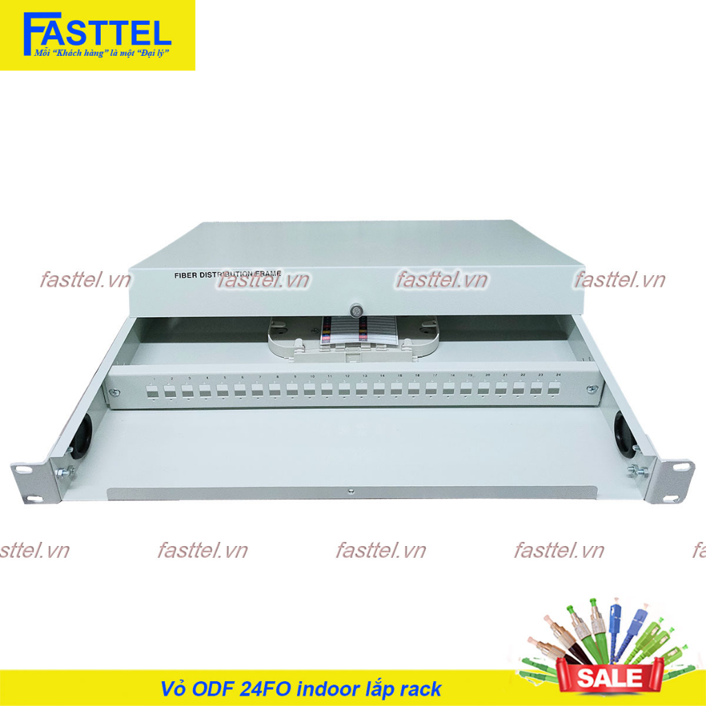ODF 24FO Indoor lắp Rack đầy đủ phụ kiện SC/APC, SC/UPC | Shopee Việt Nam