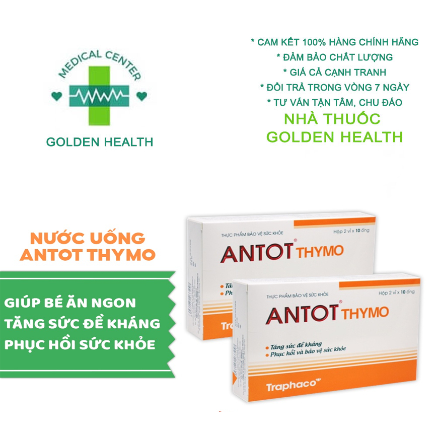Antot Thymo chứa Thymodium - Bổ sung vitamin, tăng cường sức đề kháng ...