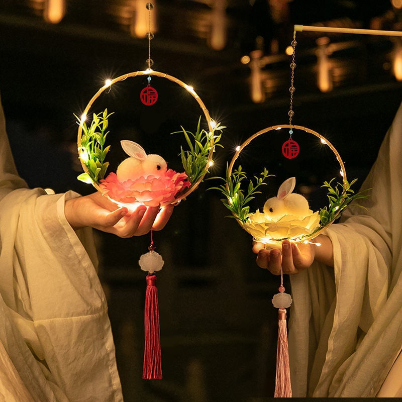 Lồng Đèn Trung Thu Thỏ Ngọc Cung Trăng Decor Trang Trí Nhà Cửa Chụp Ảnh ...