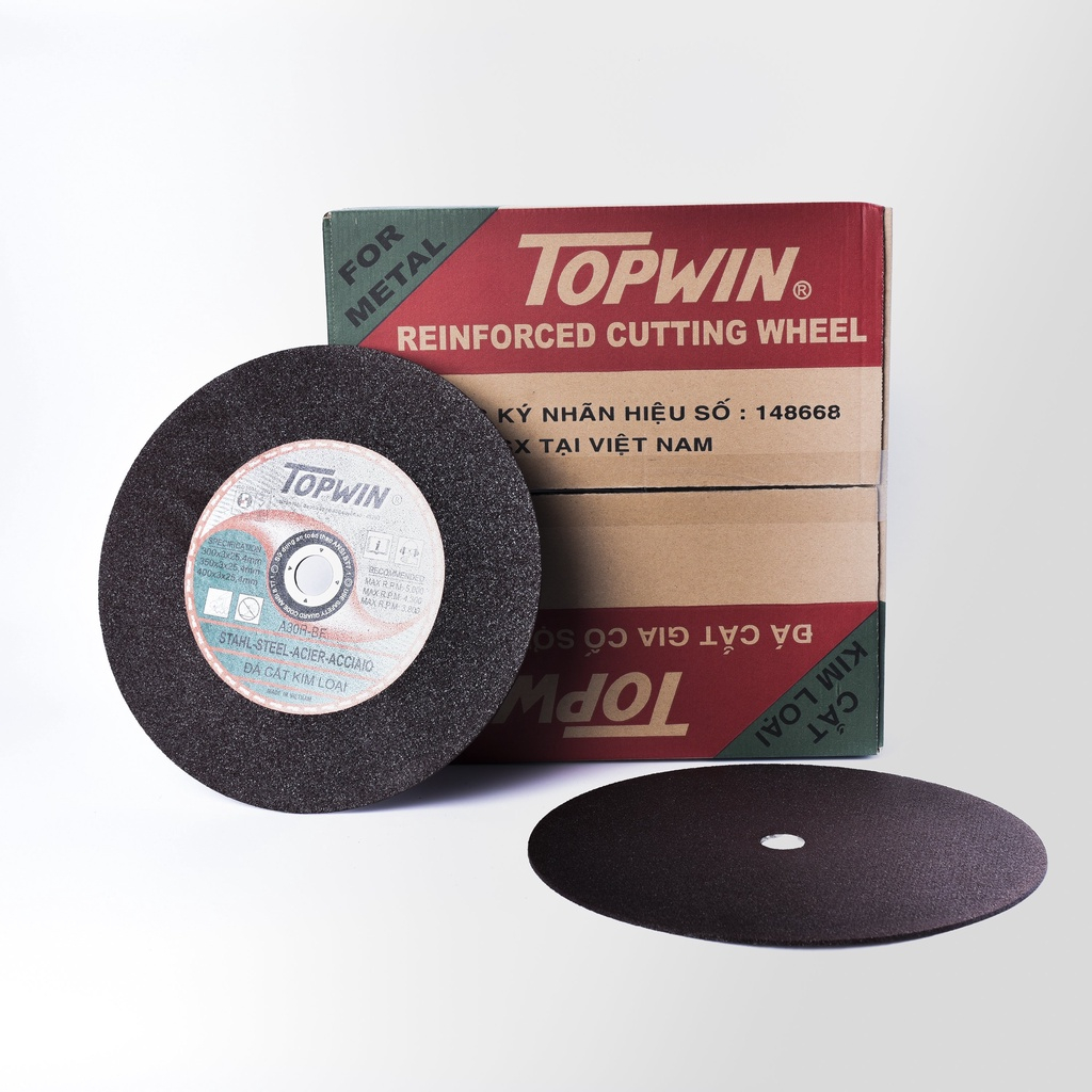 Đá cắt sắt, inox TOPWIN 350x32x25.4 CHÍNH HÃNG Loại 1 | Shopee Việt Nam