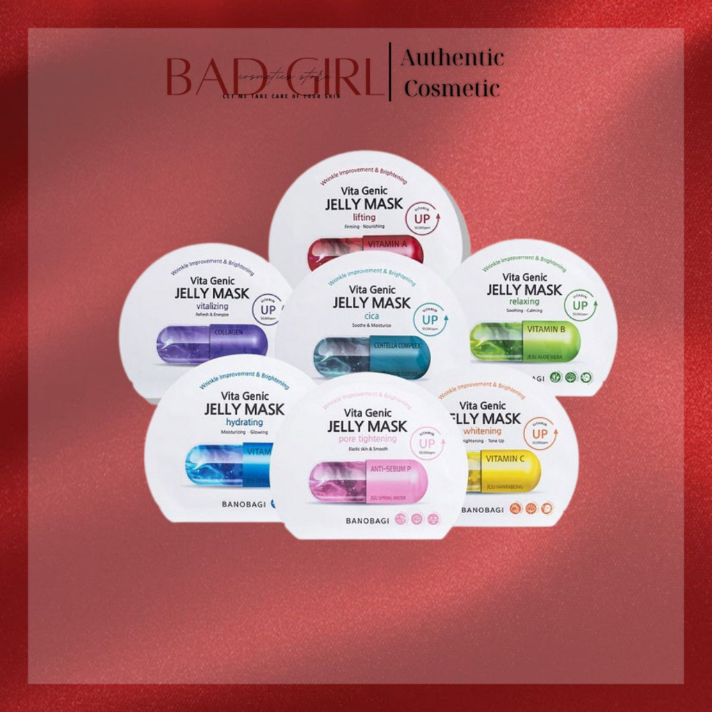 Mặt Nạ Banobagi - Vita Genic Jelly Mask - Full Hộp (10 Miếng) | Shopee ...