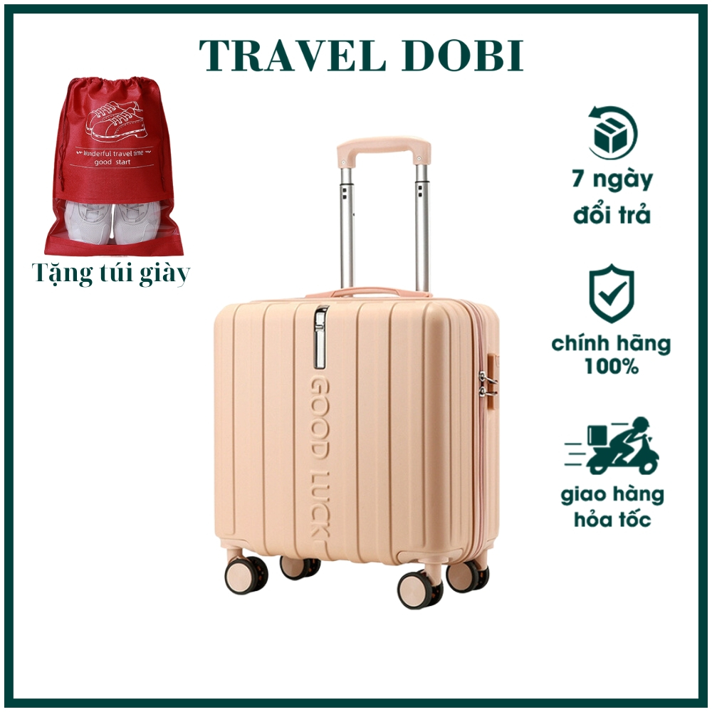 Vali Du Lịch Dáng Vuông IDOBI Size 18 Inch Vali Tay Kéo Thay Đổi Kích ...