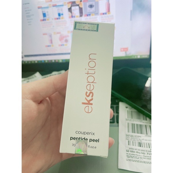 Peel phục hồi da nhiễm corticoid Ekseption Couperix Peptide Peel 5 ml ...