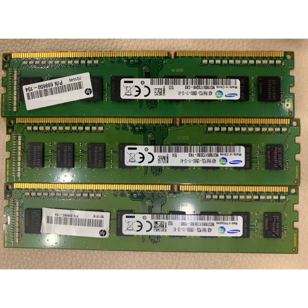 Ram PC máy bàn DDR3 Và DDR3L 4Gb Bus 1600- 1333 Ram tháo máy chuẩn Mỹ ...
