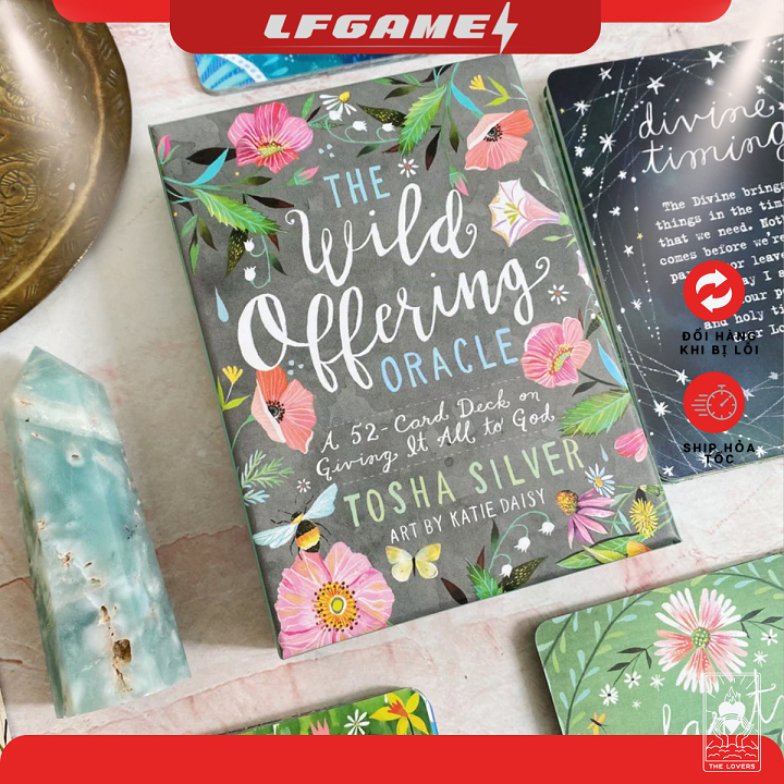 Bộ bài bói The Wild Offering Oracle Card size tiêu chuẩn Bản Tiếng Anh ...