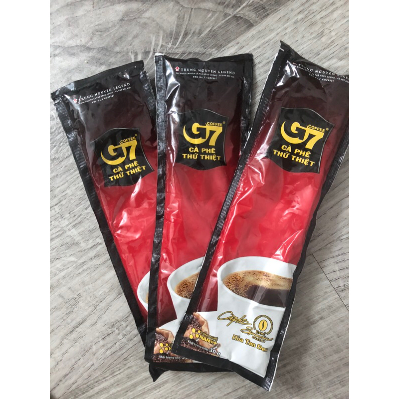 Cà phê hòa tan đen G7 gói lớn 30g | Shopee Việt Nam