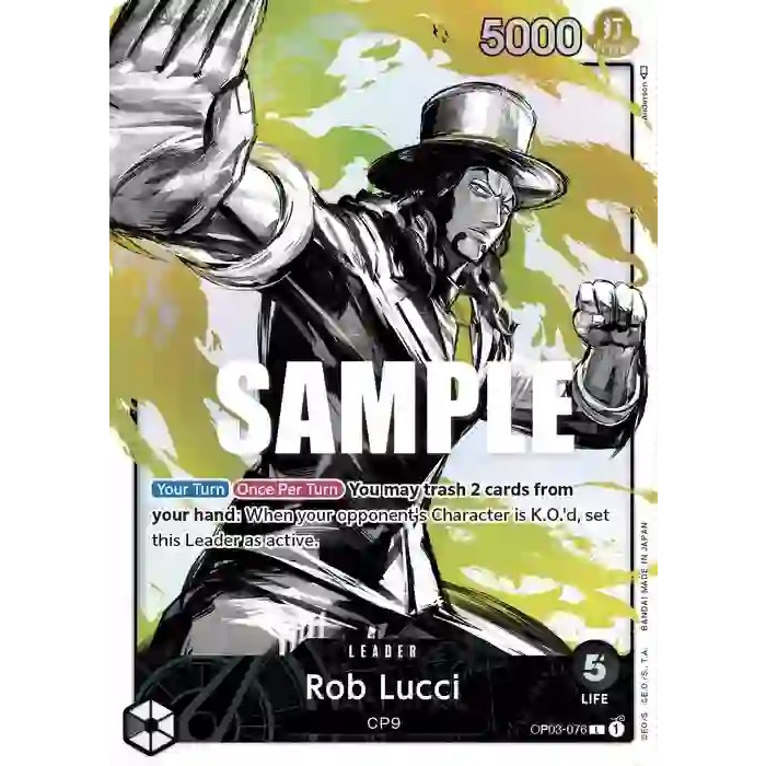 One Piece Card Game Rob Lucci (076) (Alternate Art) - Pillars of ...