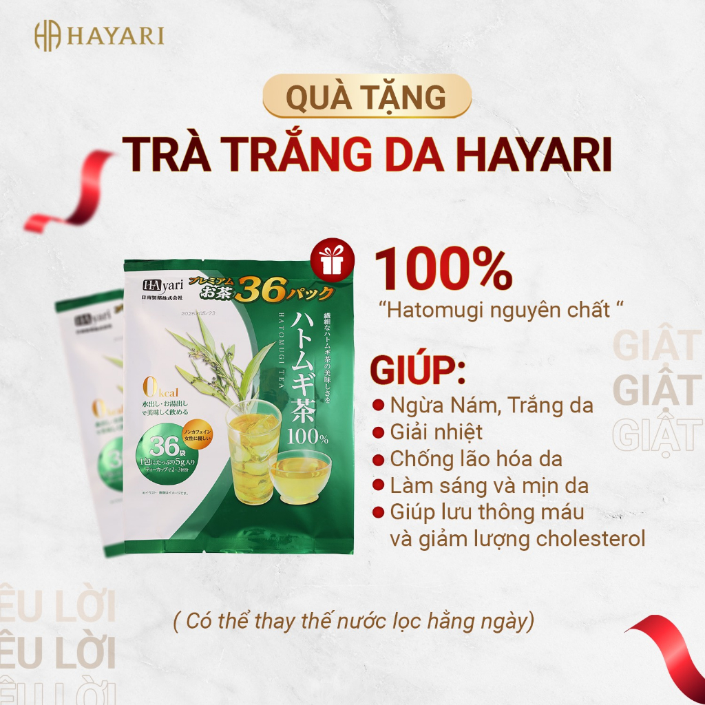 Trà trắng da Hayari Hatomugi Tea túi 36 gói của Nhật Bản | Shopee Việt Nam