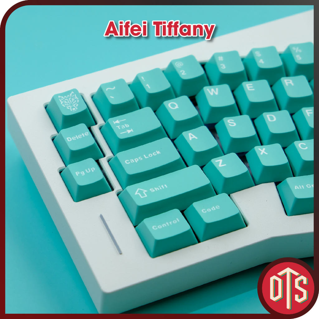 Keycap Aifei Tiffany | ABS double-shot | Cherry profile | DoubleT DTS ...