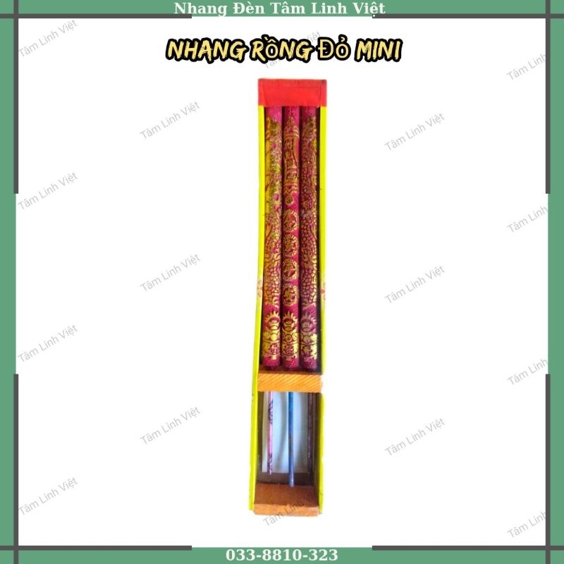 Nhang Rồng Phụng Đỏ 3 Tấc ( Hộp 3 Nến) | Shopee Việt Nam