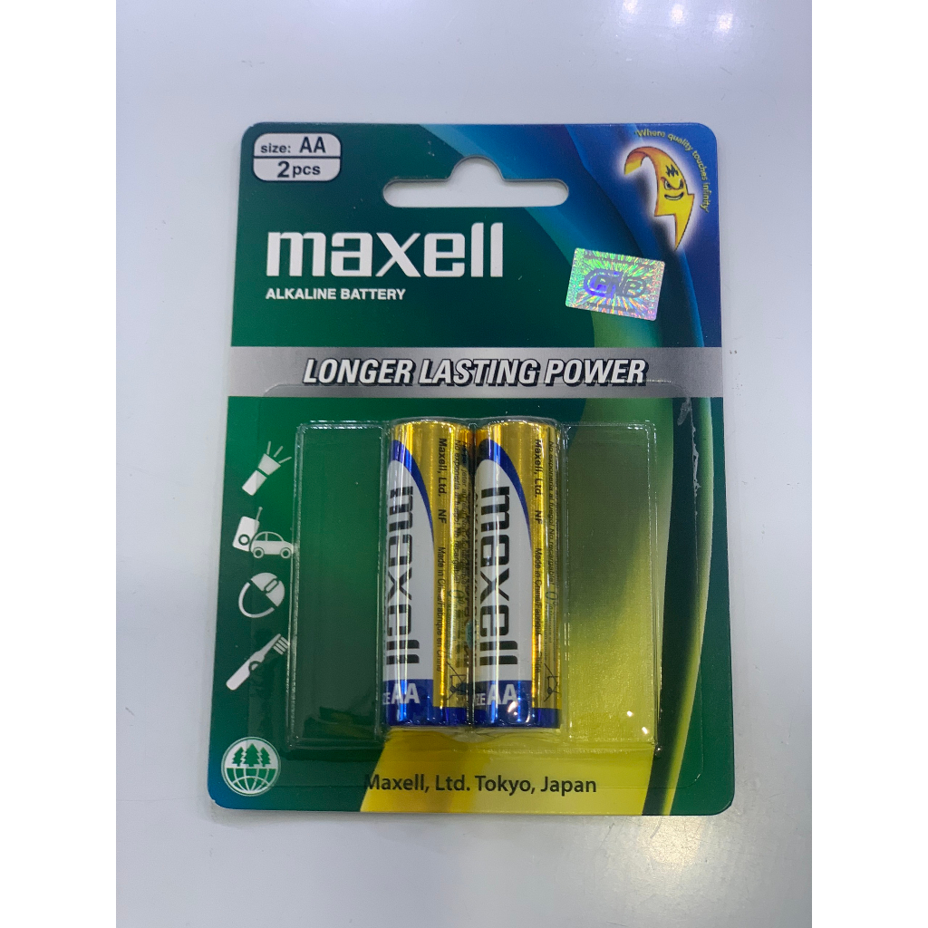 (QUÀ TẶNG) Pin AA, AAA, 2a, 3a Maxell Alkaline xanh chính hãng 1.5V Vỉ ...
