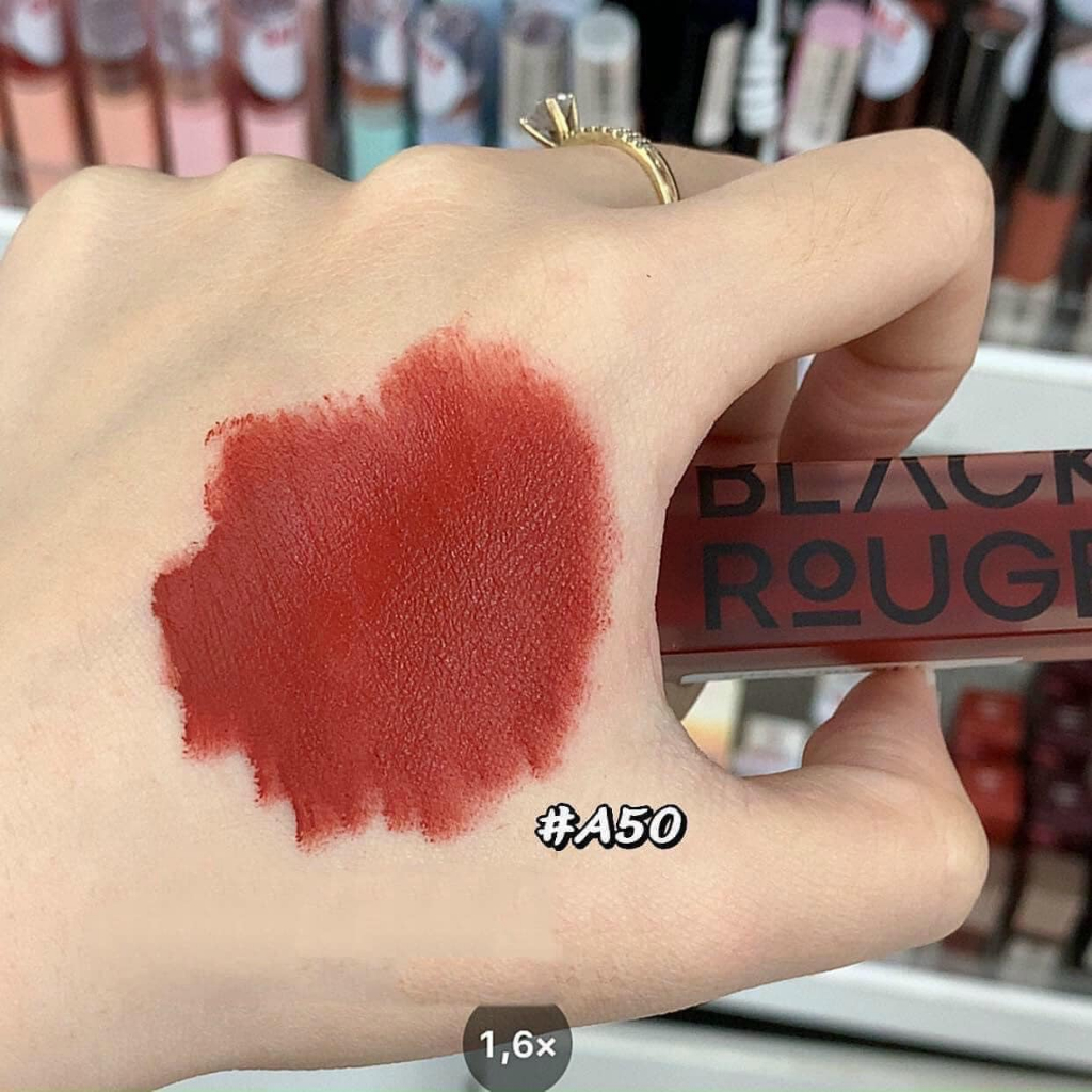 Son Kem Black Rouge A12 Dashed Brown Màu Đỏ Gạch Son Blackrouge Mẫu