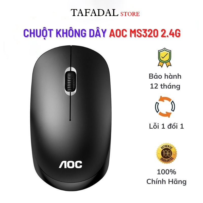 Chuột không dây máy tính gaming AOC MS320 chuyên PC Laptop - Hàng chính hãng Mouse gaming siêu ...