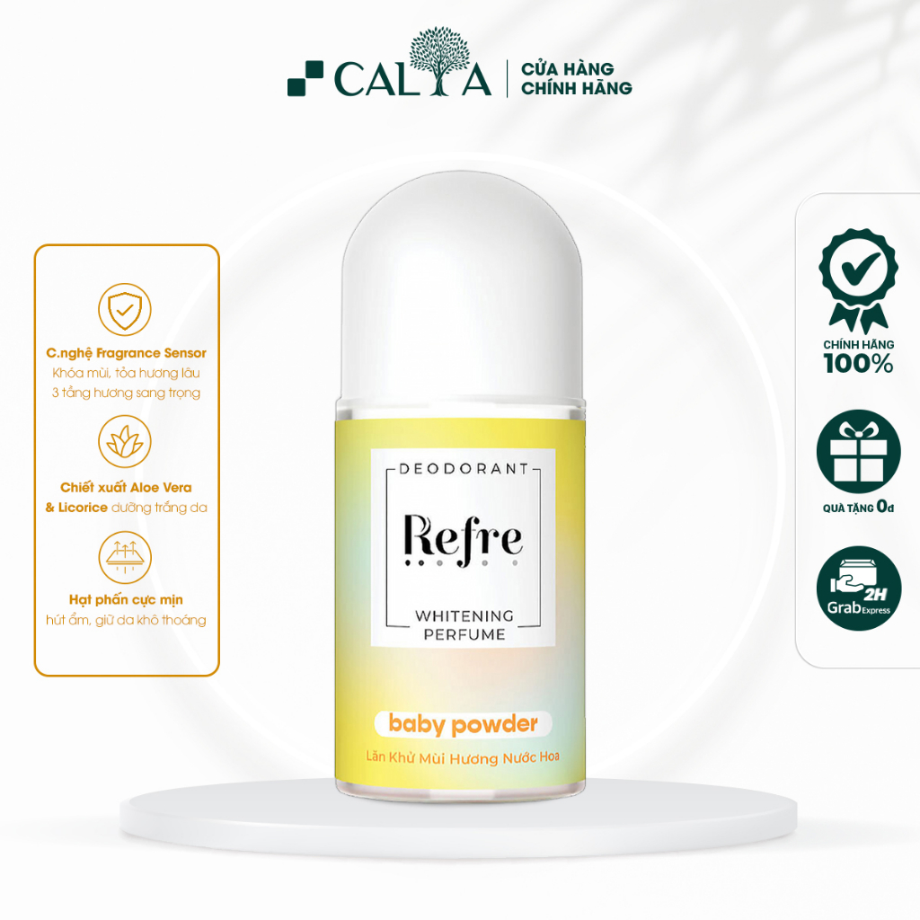 Lăn Khử Mùi Refre Hương Phấn Thơm, Dưỡng Trắng, Hương Nước Hoa - Refre ...