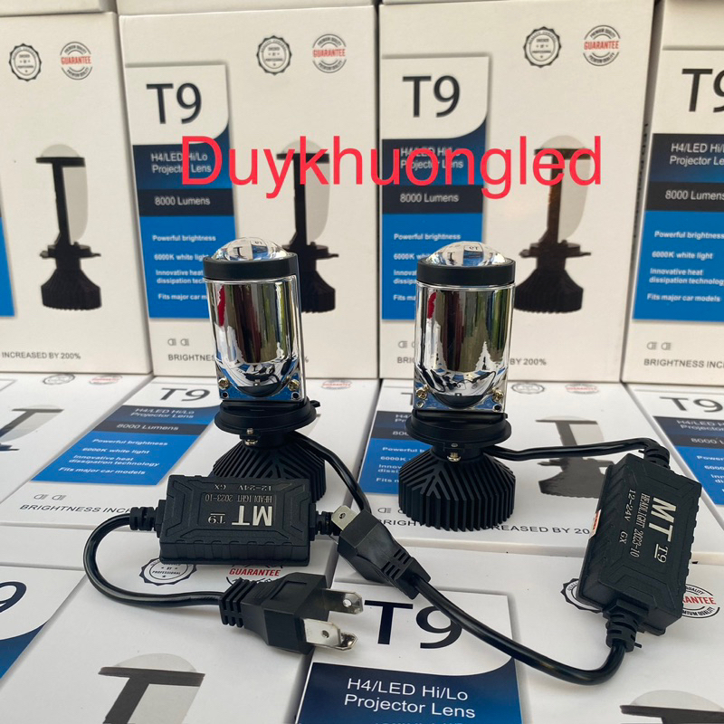 Đèn Bi Led T9 2024 45W Chân H4 Lắp Zin Ô Tô Xe Máy (giá 1 bóng) | Shopee Việt Nam