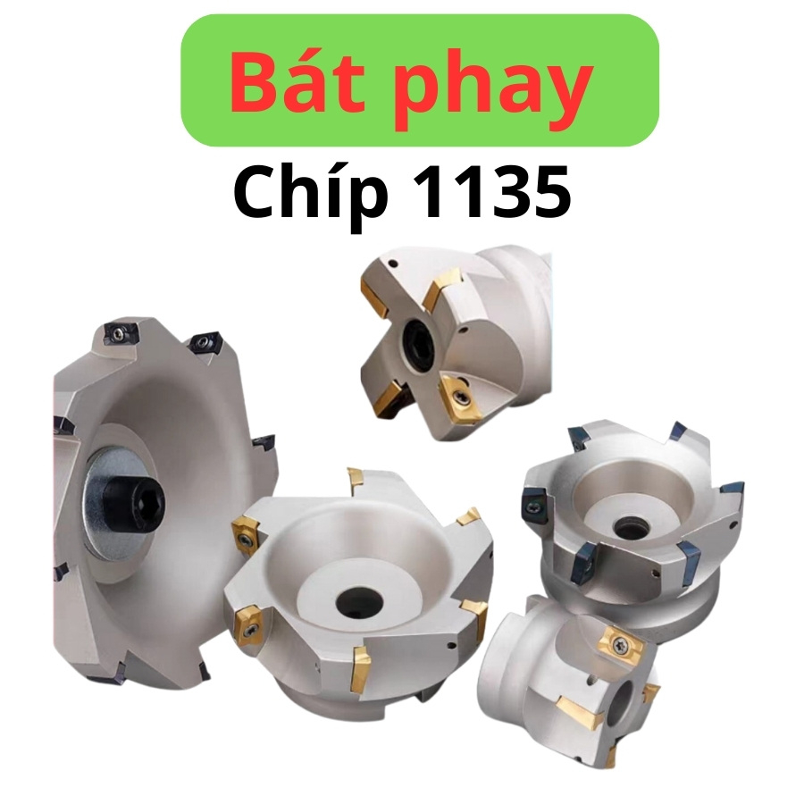 Bát phay 300R,đài phay gắn chip 1135 ,đĩa phay phôi | Shopee Việt Nam