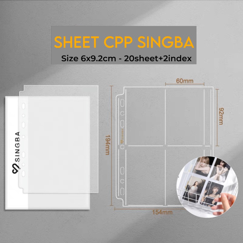 [cÓ SẴn] Sheet Cpp Trong HÃng Singba DÀnh Cho Binder CÒng A5 LƯu TrỮ