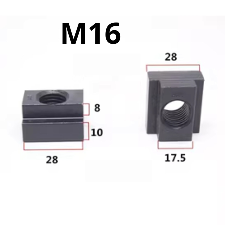 Đai ốc rãnh chữ T, Ê cu siết,ốc chữ T M10,M12,M14,M16 ,M18 cho bàn phay, bộ gá kẹp | Shopee Việt Nam