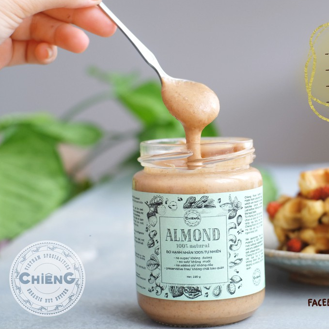 Bơ Hạnh Nhân Không Đường, Ăn Kiêng, Hữu Cơ, Eat Clean - Almond Butter ...