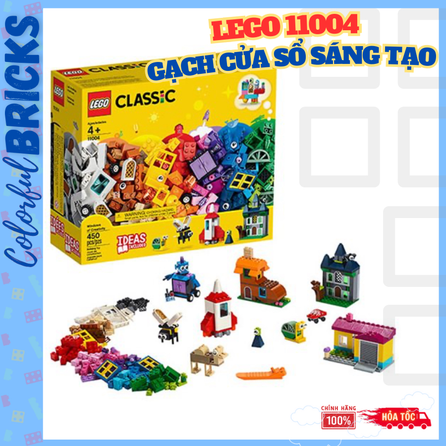 Lego 11004 Bộ gạch Cửa sổ sáng tạo - Lego Classic Chính hãng | Shopee ...