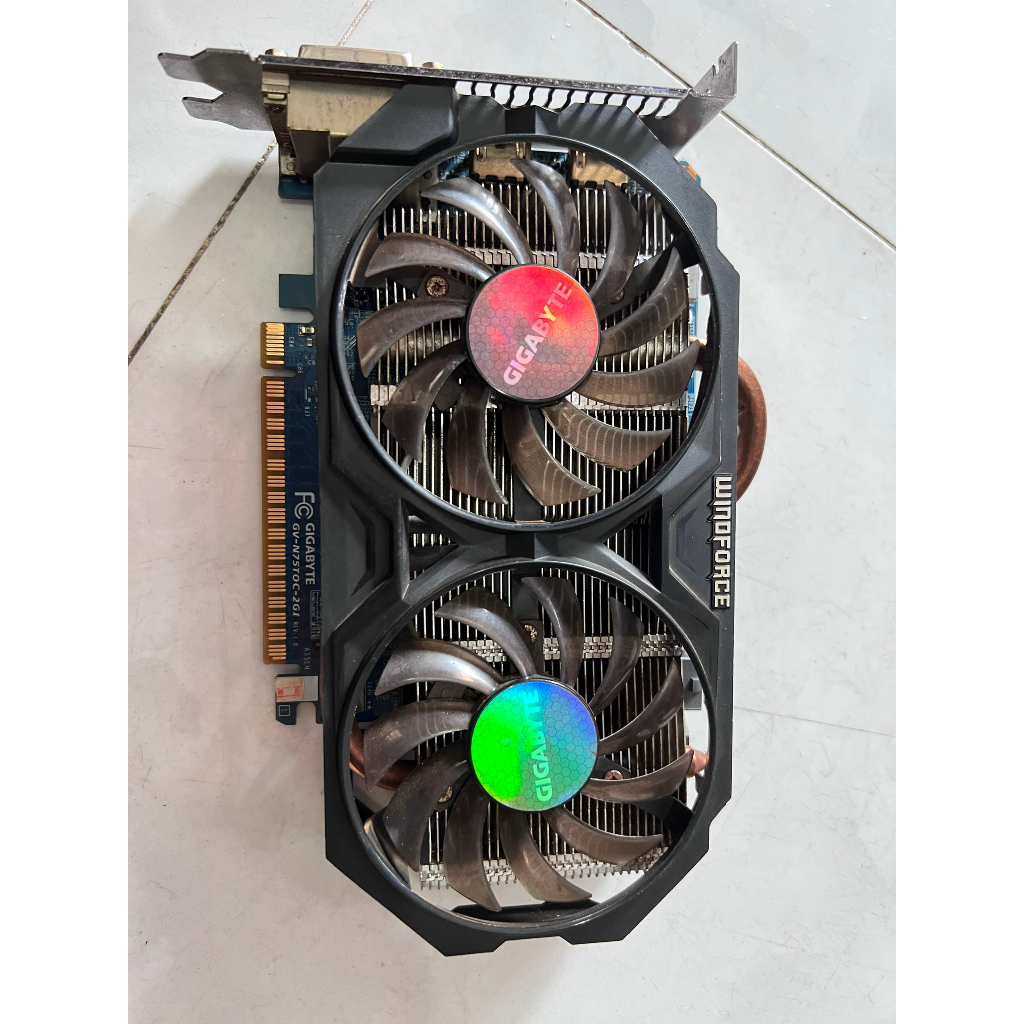 VGA Gigabyte 750 Ti 2GB DDR5 2 Fan | Shopee Việt Nam