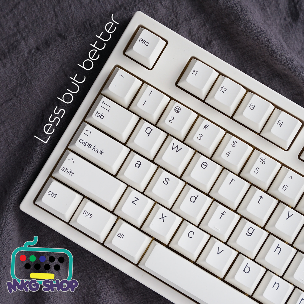 Keycap Less But Better | PBT dyesub | Cherry profile | Bộ nút bàn phím ...