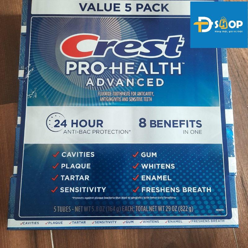 Kem đánh răng Crest Pro-Health Advanced Whitening | Shopee Việt Nam