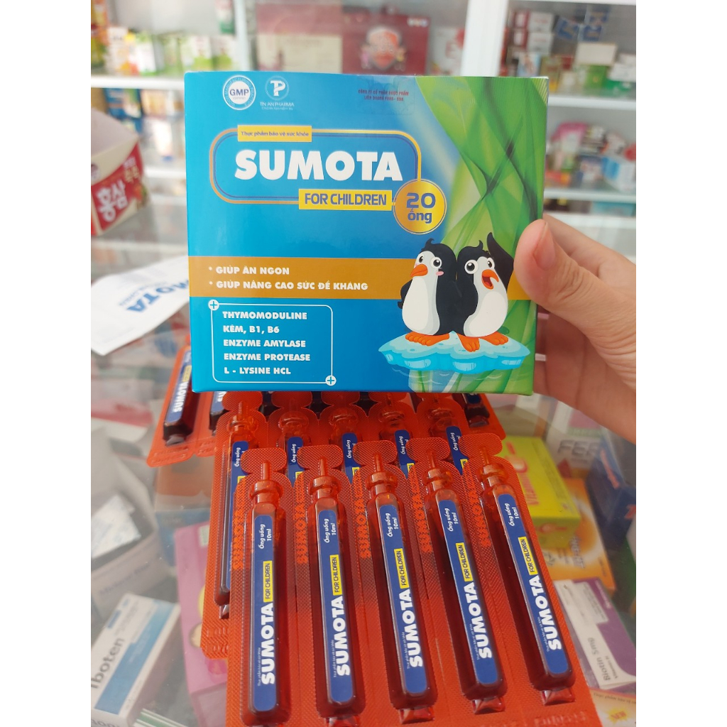 TĂNG ĐỀ KHÁNG SUMOTA CHO BÉ, DẠNG ỐNG THƠM NGON, TIỆN LỢI (HỘP 20 ỐNG) | Shopee Việt Nam