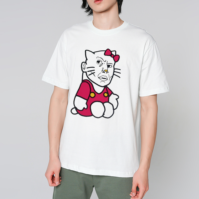 Áo Thun Hello Kitty Memes Bẩn Bựa Vui Nhộn Unisex Nam Nữ | Shopee Việt Nam