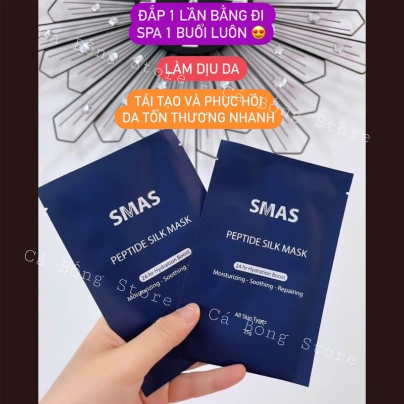 MẶT NẠ SMAS PEPTIDE SILK MASK 24H HYDRATION BOOST 25G (COMBO 10MIẾNG ...