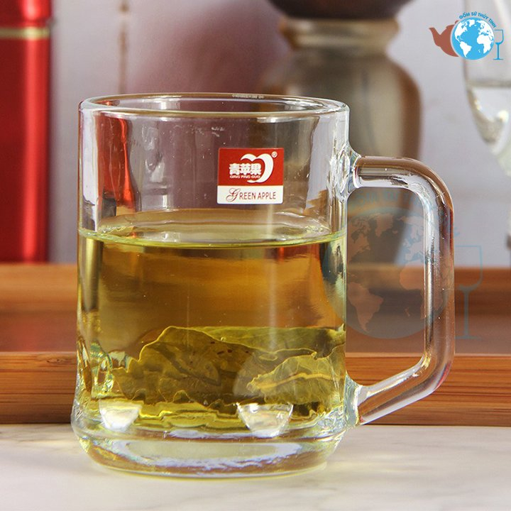 Ly quai thủy tinh uống trà, ly uống cafe 240ml / Ly thủy tinh có quai ...
