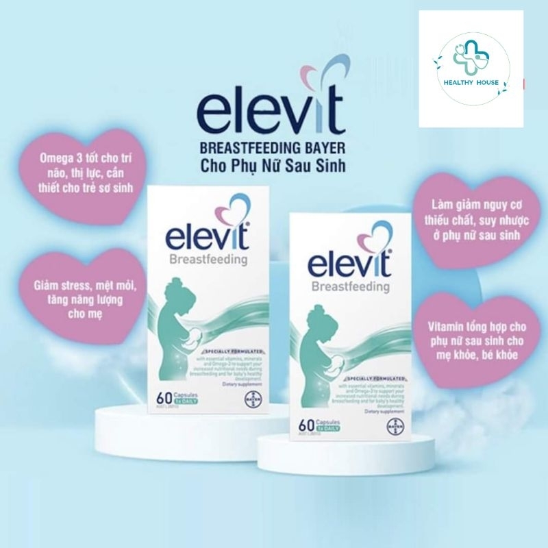 Elevit Breastfeeding – Elevit sau khi sinh & cho con bú ( Hộp 60viên ...