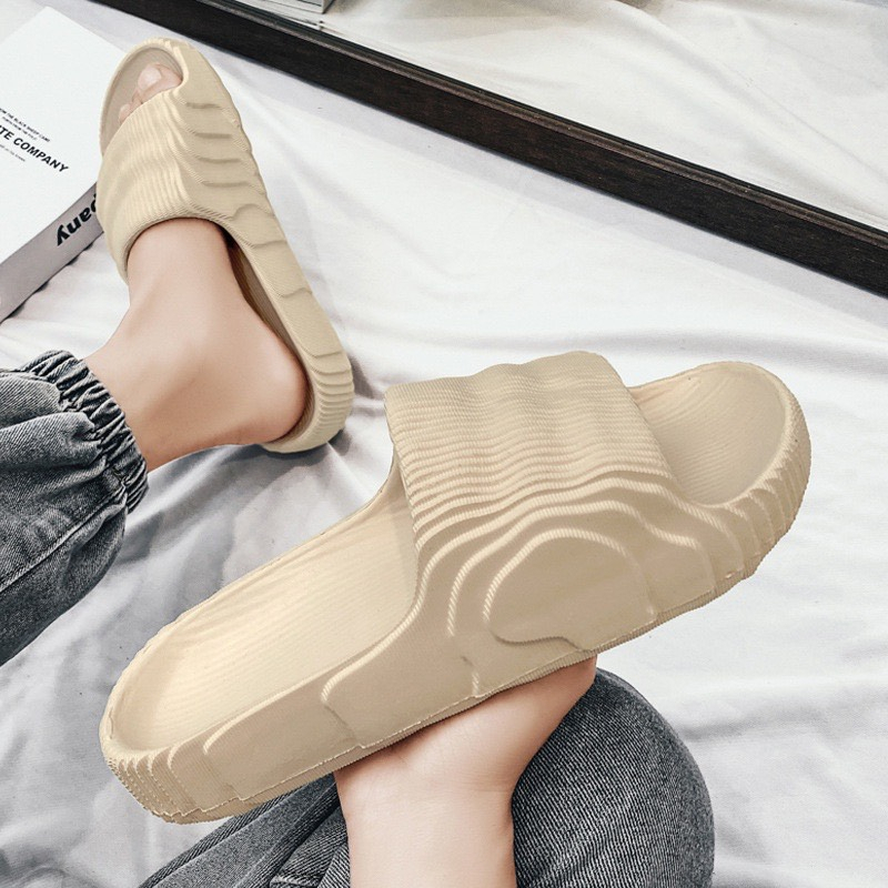 Dép quai ngang nam nữ vân gỗ loang màu cực hot siêu nhẹ chống nước cực ...