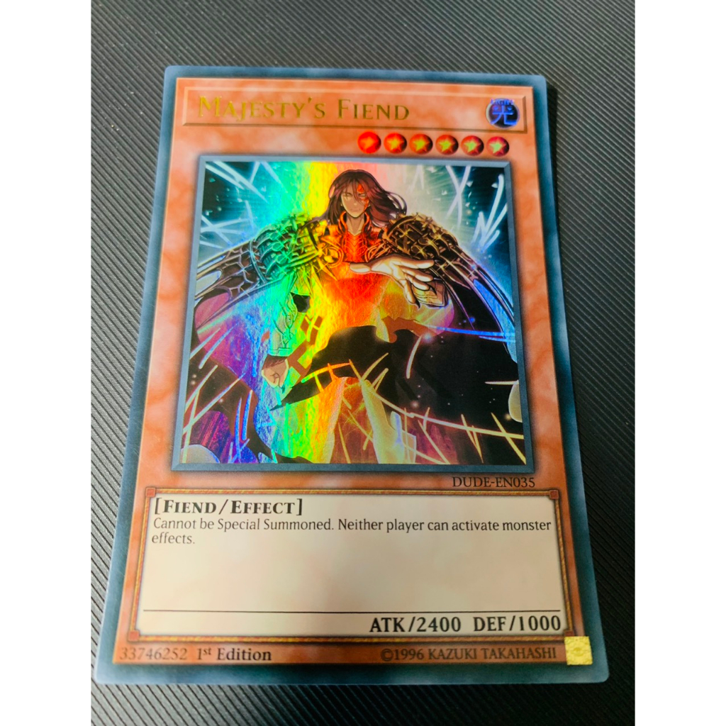 Thẻ bài Yugioh: Majesty's Fiend - DUDE-EN035 - Ultra Rare | Shopee Việt Nam
