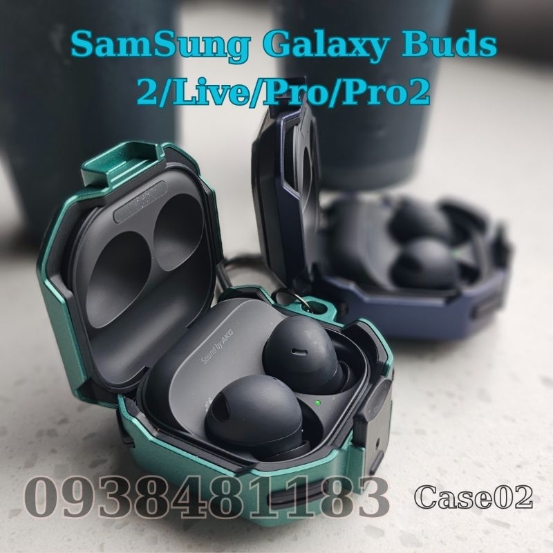 (Có sẵn) Vỏ ốp bảo vệ hộp sạc tai nghe Buds Pro2 Mẫu02 SS Galaxy Buds 2 ...