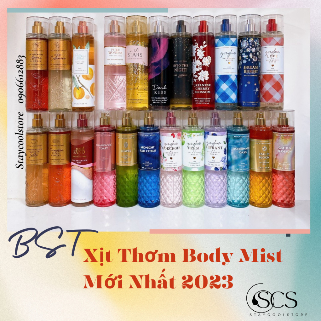 Mẫu Mới 2023 | BST Hương thơm Xịt thơm body mist Bath & Body Works ...