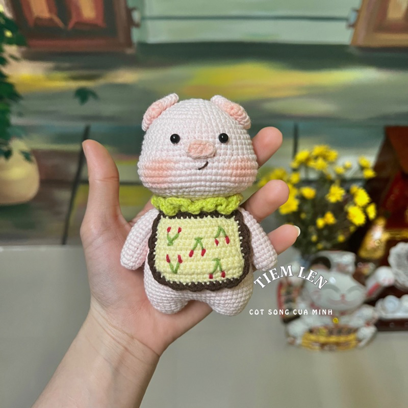 Heo Len nội trợ (đeo tạp dề) | Shopee Việt Nam