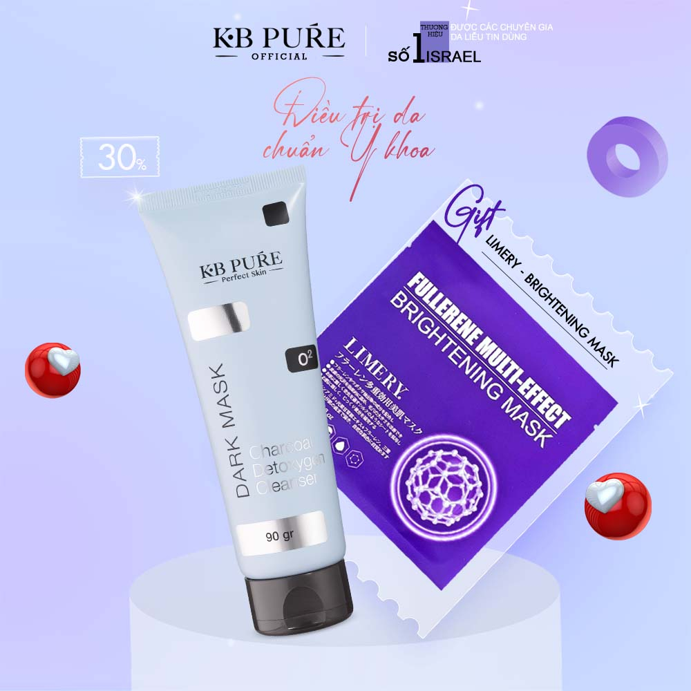 KB Pure - Mặt nạ trắng than tre DASK MASK CLEANSER 90Gr | Shopee Việt Nam
