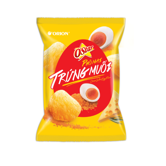 Bánh Snack Ostar Khoai Tây vị Trứng Muối Orion (gói lớn 56g) | Shopee Việt Nam