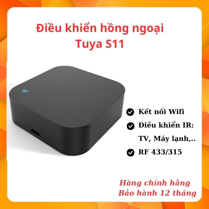 Điều khiển hồng ngoại tivi, máy lạnh, quạt... Tuya Wifi S06, S06 Pro ...
