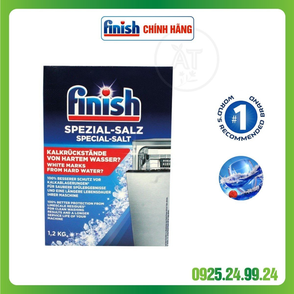 Muối rửa bát Finish hộp 1,2kg - Dùng cho máy rửa bát | Shopee Việt Nam