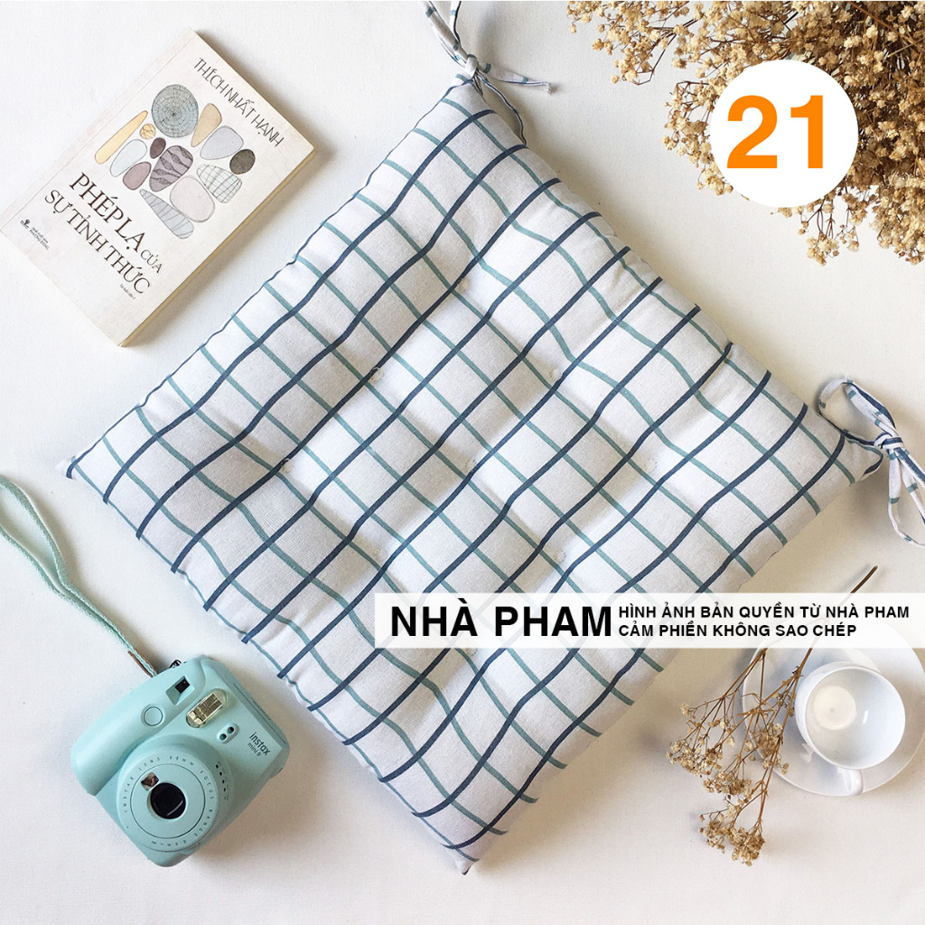ĐỆM NGỒI BỆT HOA VĂN PATTERN HÌNH 21 (40,45,50CM) | Shopee Việt Nam