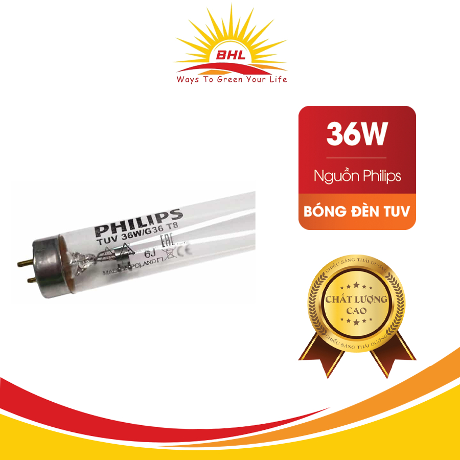 Bóng Đèn TUV 36W/G36 T8 Phillips - An toàn khử khuẩn | Shopee Việt Nam