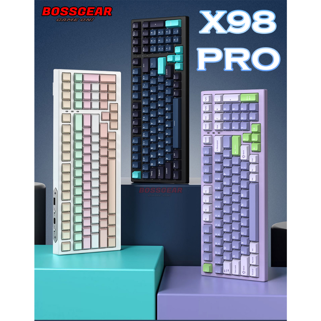 Bàn Phím Cơ Không Dây Xinmeng X98 Pro, 3 Modes, Mạch Xuôi, Hotswap 5 ...