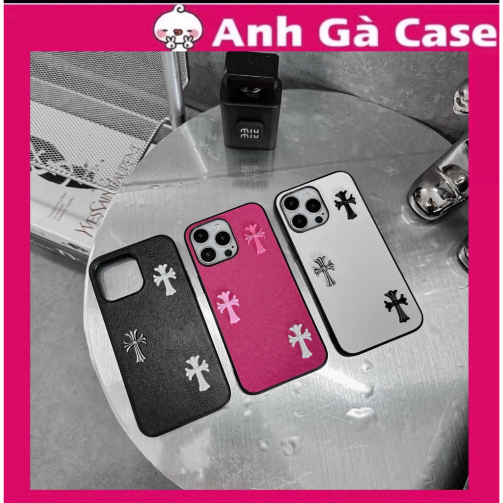 ốp lưng iphone PHỦ DA LOGO CHỮ THẬP SANG CHẢNH7plus/8plus/x/xsmax/11 ...