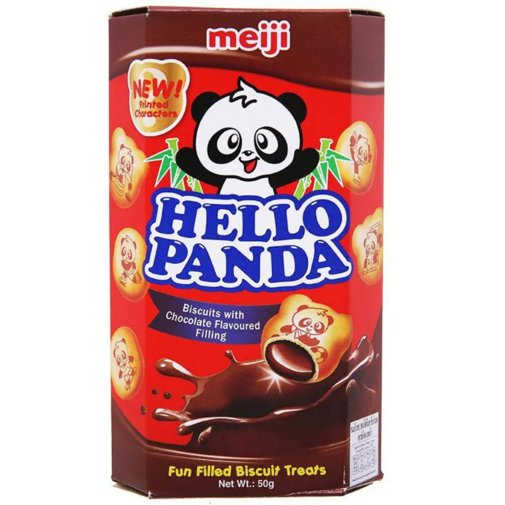 Bánh Gấu Hello Panda hộp 43gr vị Dâu, Sữa, Socola Meiji | Shopee Việt Nam