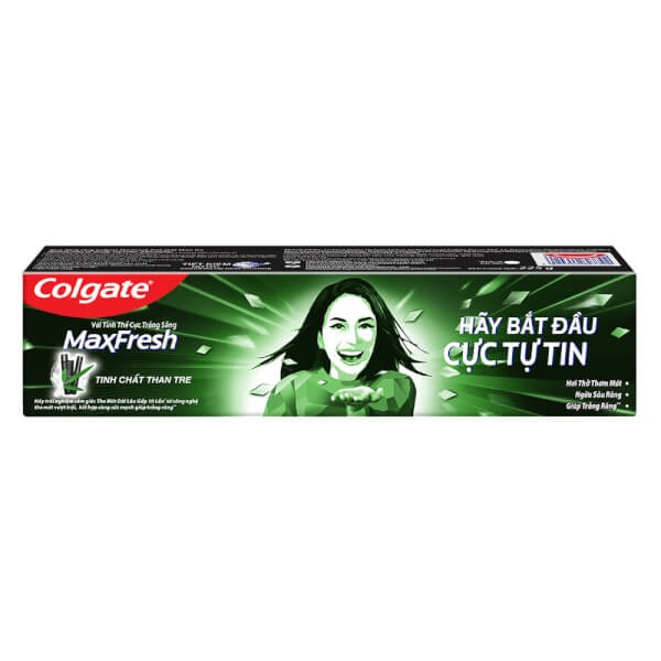 Kem đánh răng Colgate maxfresh tình chất than tre hộp 180g | Shopee ...