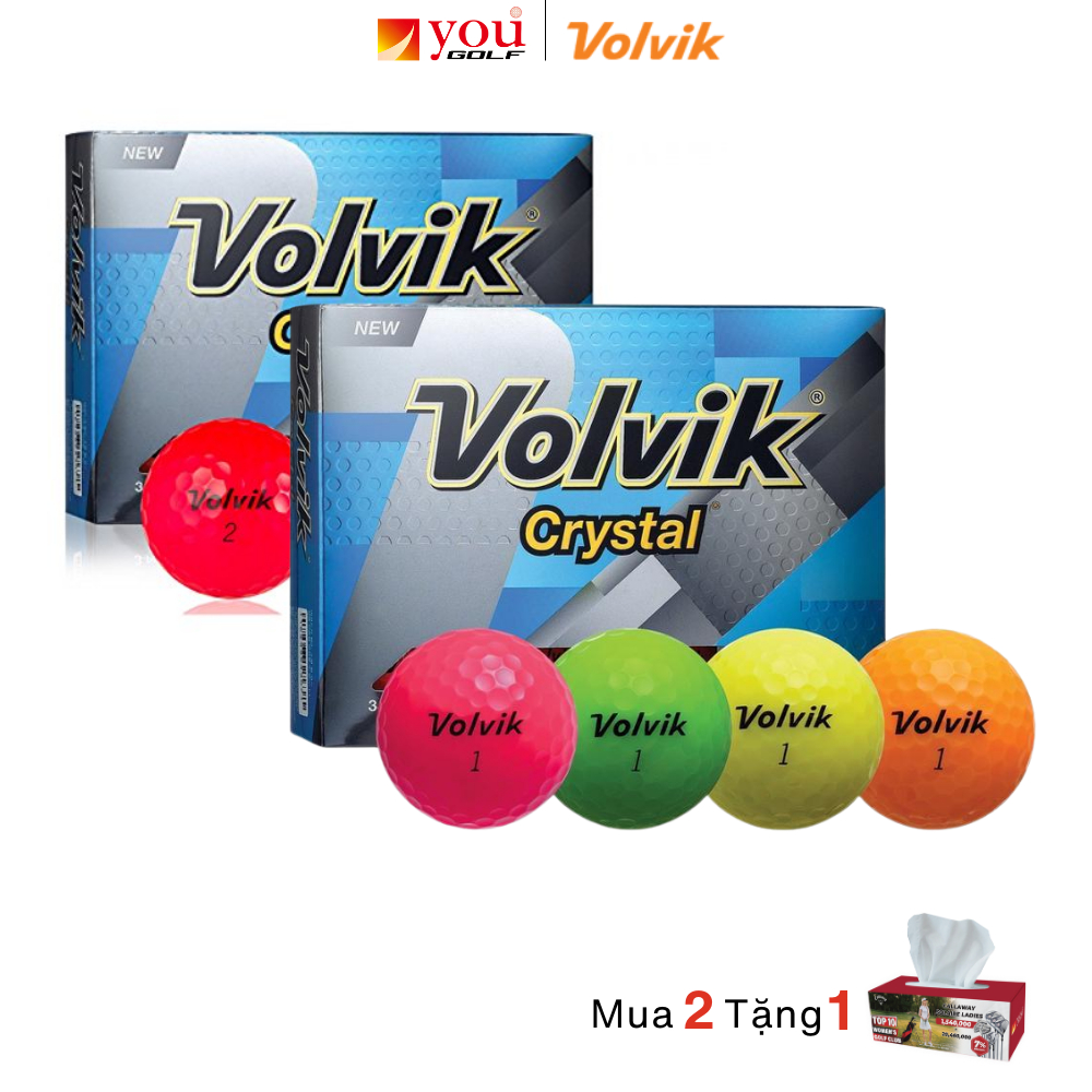 (Chính Hãng) Bóng Golf Volvik Crystal 3 Lớp - Hộp 12 Bóng | Shopee Việt Nam