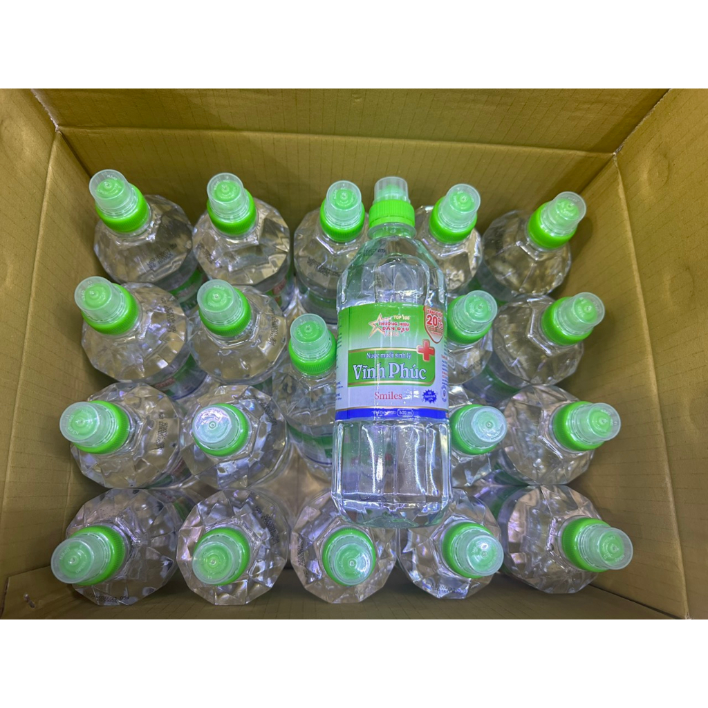 [ Hỏa Tốc] Combo 20 Chai Nước Muối Sinh Lí Vĩnh Phúc Smiles Natriclorid 0.9% Chai 500ml | Shopee ...