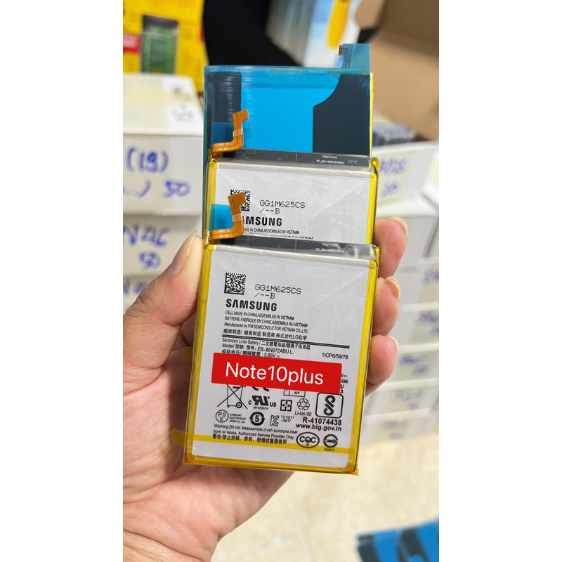 Pin Samsung Note 10 plus new zin, đủ dung lượng | Shopee Việt Nam